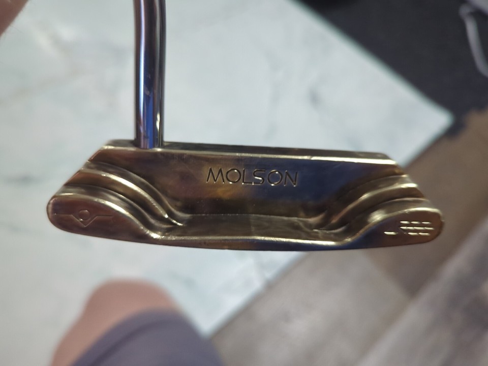 Vintage Brass Coors Light Molson Golf Putter Rare Advertisement 35 ...