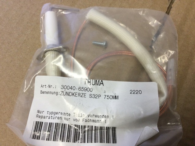 Truma S3002 Screw on Spark Electrode IGNITOR Cable 75cm Caravan ...