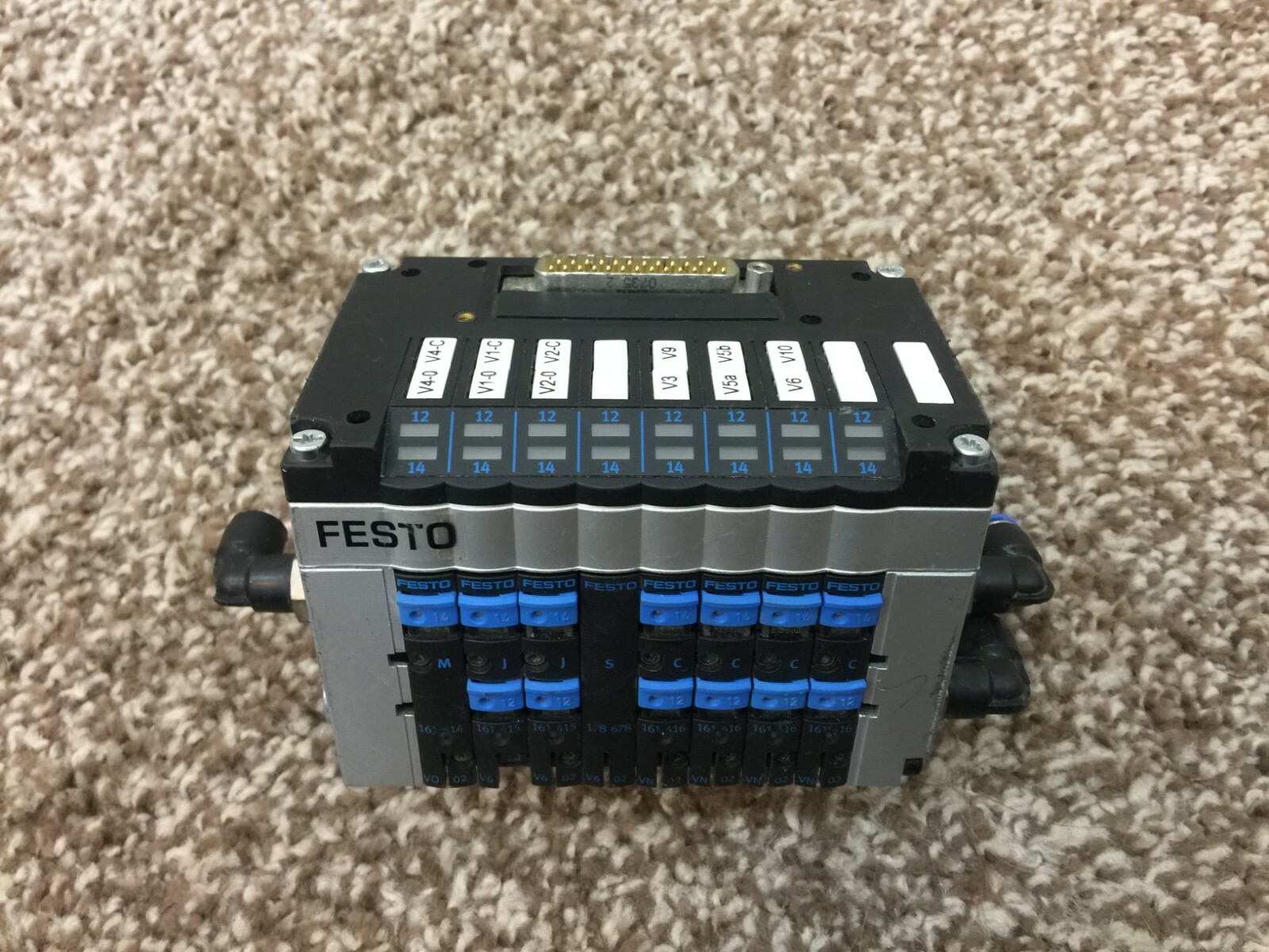 FESTO CPV 10-VI Pneumatic Valve Island Bundle 7 Valves CPV10🔥Fast ...