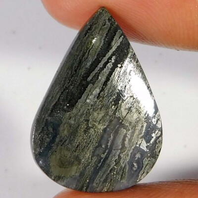 12.25Cts. 100% Natural Unique MARCASITE Pear Cabochon Loose Gemstone | eBay