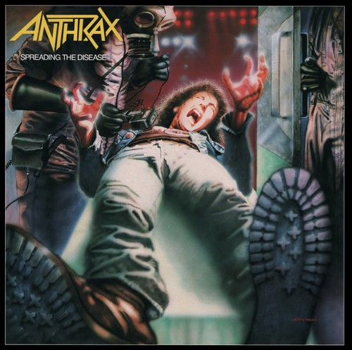 ANTHRAX Spreading the Disease BANNER HUGE 4X4 Ft Fabric Poster Tapestry ...