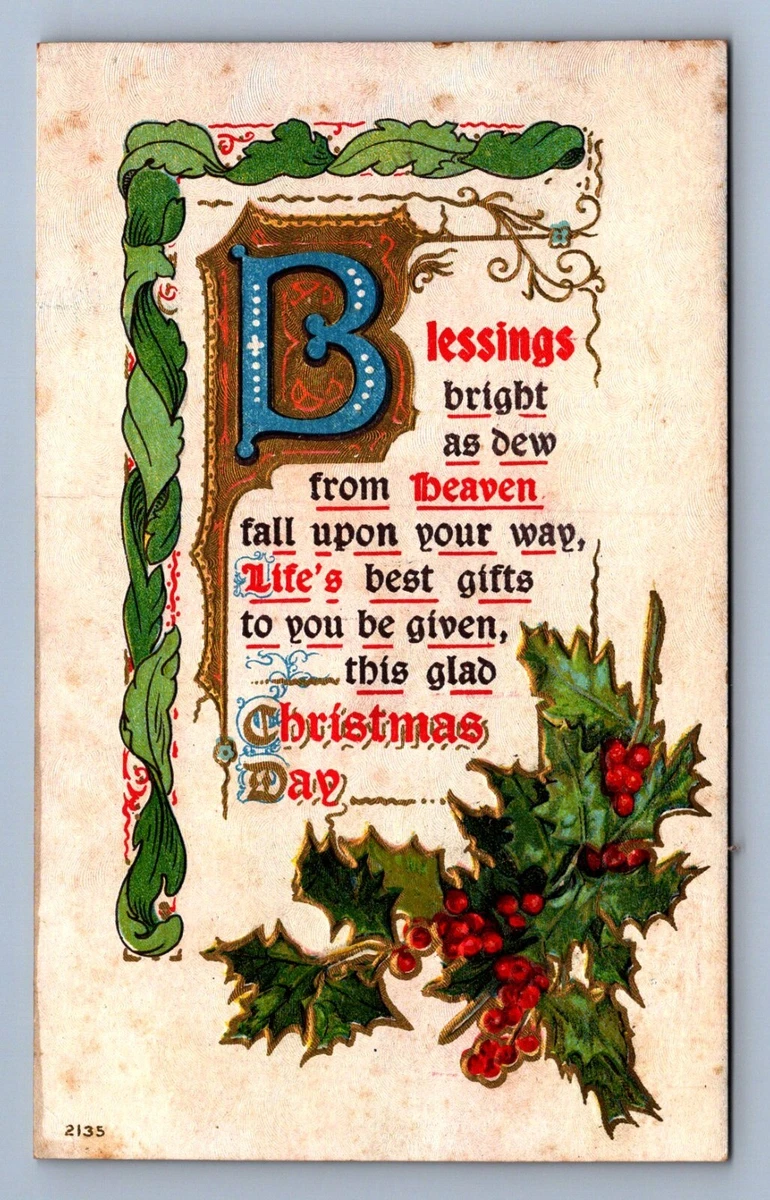 Christmas Blessings Poem