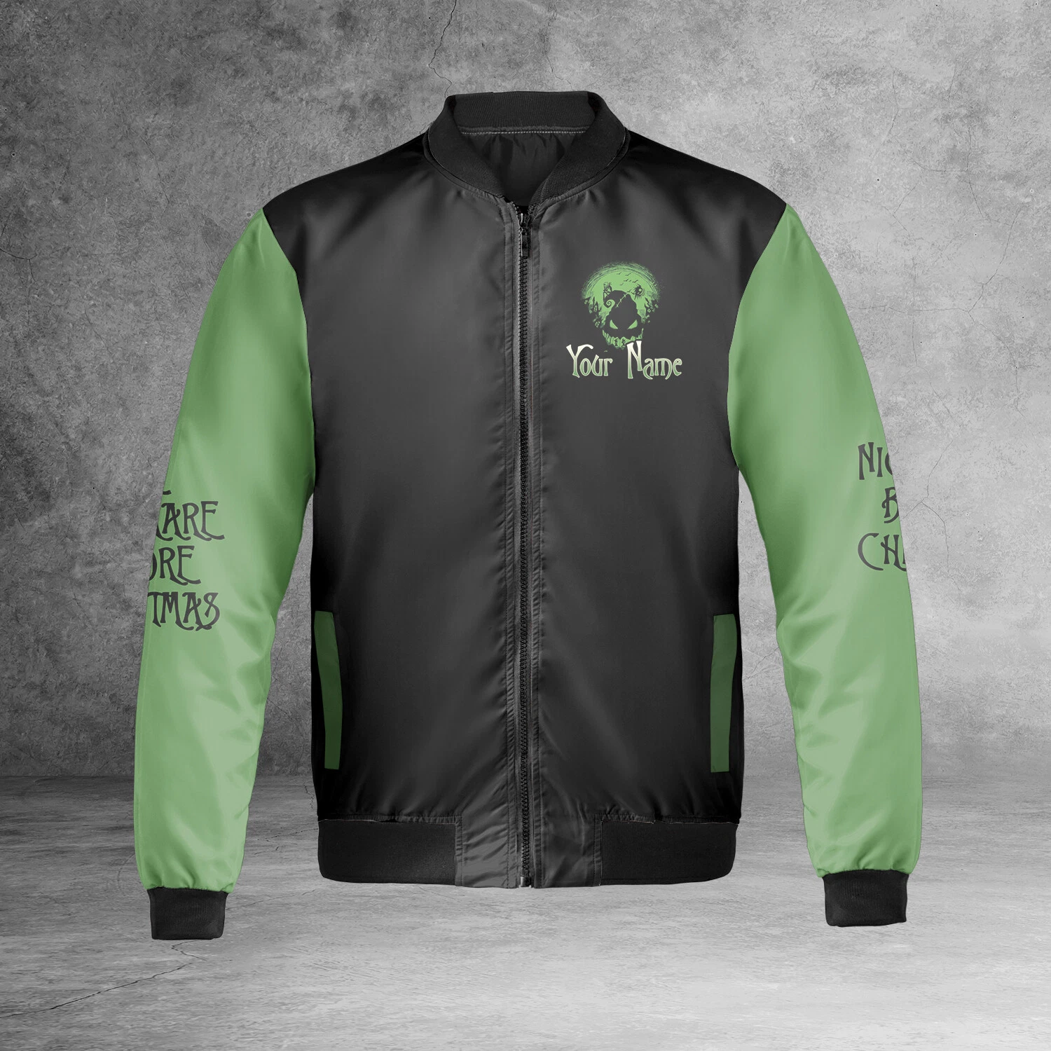 Personalized Nightmare Before Christmas Oogie Boogie Costume Bomber ...