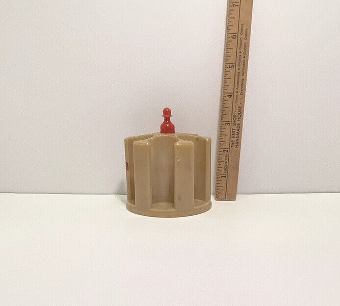 Vintage Plastic Sewing Thread Holder Holds 12 Small Spools Souvenir ...