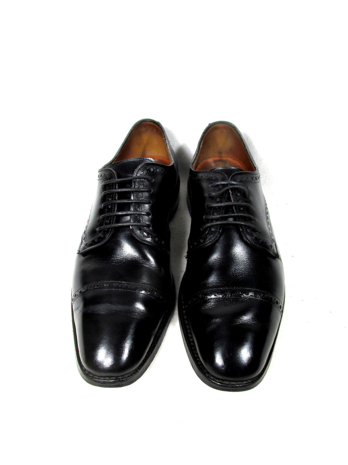 Allen Edmonds,Yorktown,Cap-Toe Five Eyelet, Color:Black Size:7 1/2 | eBay