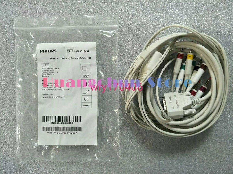 1PCS TC10 ECG machine twelve-lead lead wire European standard | eBay