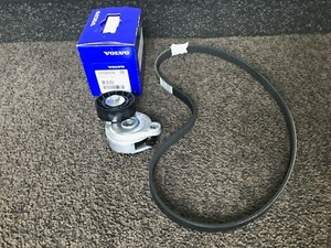 GENUINE VOLVO AUXILIARY DRIVE BELT & TENSIONER TENSION PULLEY 31330379 ...