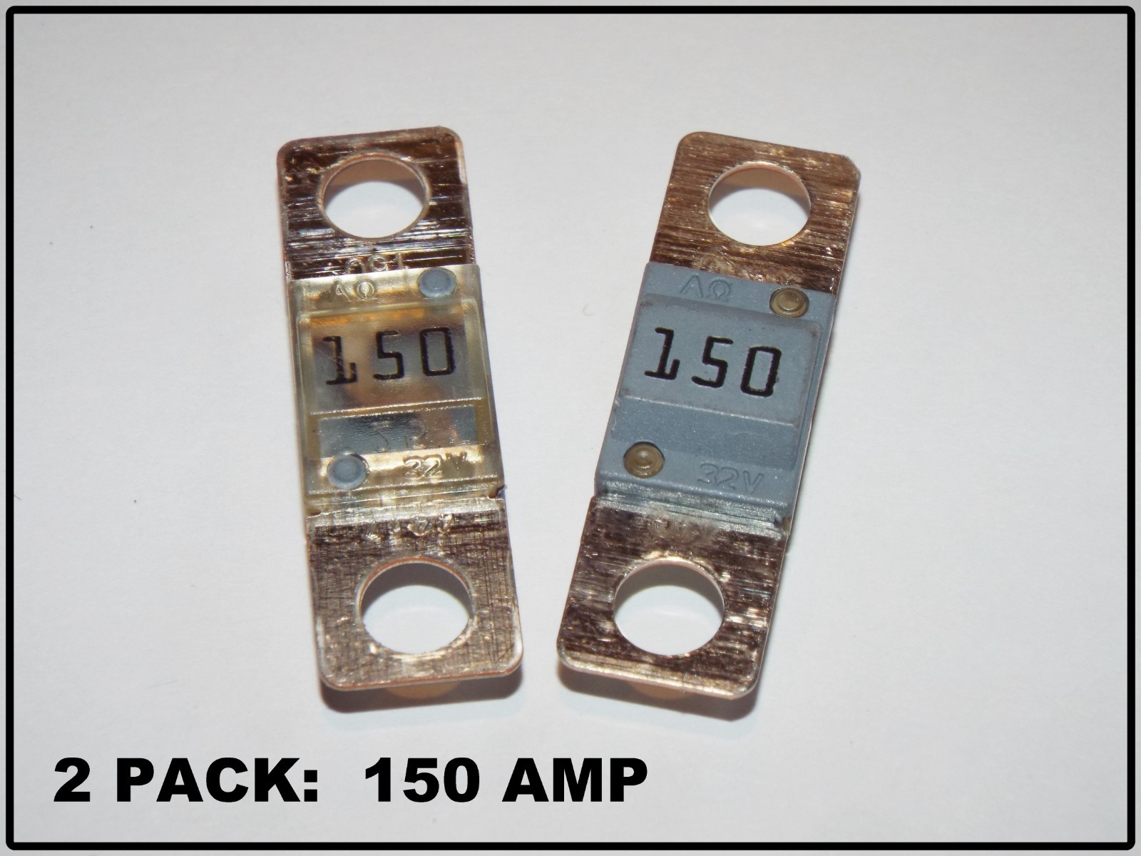 2 PACK Midi/Ami Fuse 150 Amp 32V BOLT-ON HIGH CURRENT AUTOMOTIVE ...