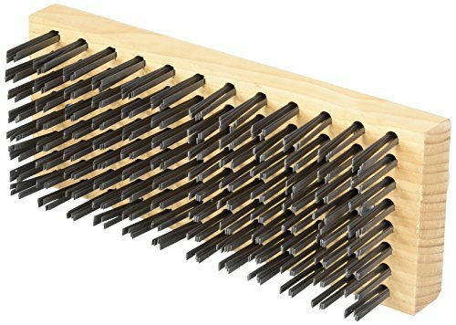 Winco Block Stiff Wire Brush Butchers Scraper Blacksmithing Wooden ...