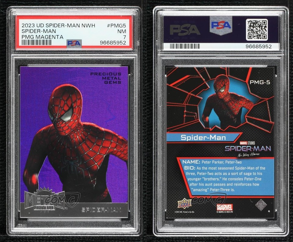 2023 Marvel Studios' No Way Home Magenta Spider-Man #PMG-5 PSA 7 0ec9 ...