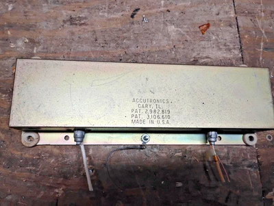 Vintage Accutronics Mini Reverb Tank 25 Ohm Input 1 Ohm Output! | eBay UK