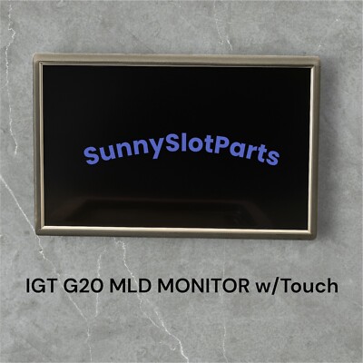 IGT G20 MLD Monitor W/Touch;Tested&WORKING KTL201MD-01 IGT P/N69971315W ...