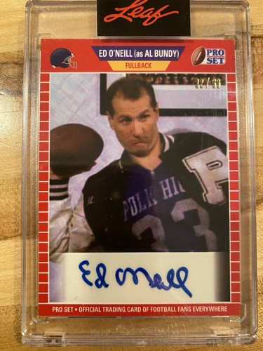 Leaf Pro Set Al Bundy - Ed O'Neil Auto 32/99 Autograph card | eBay