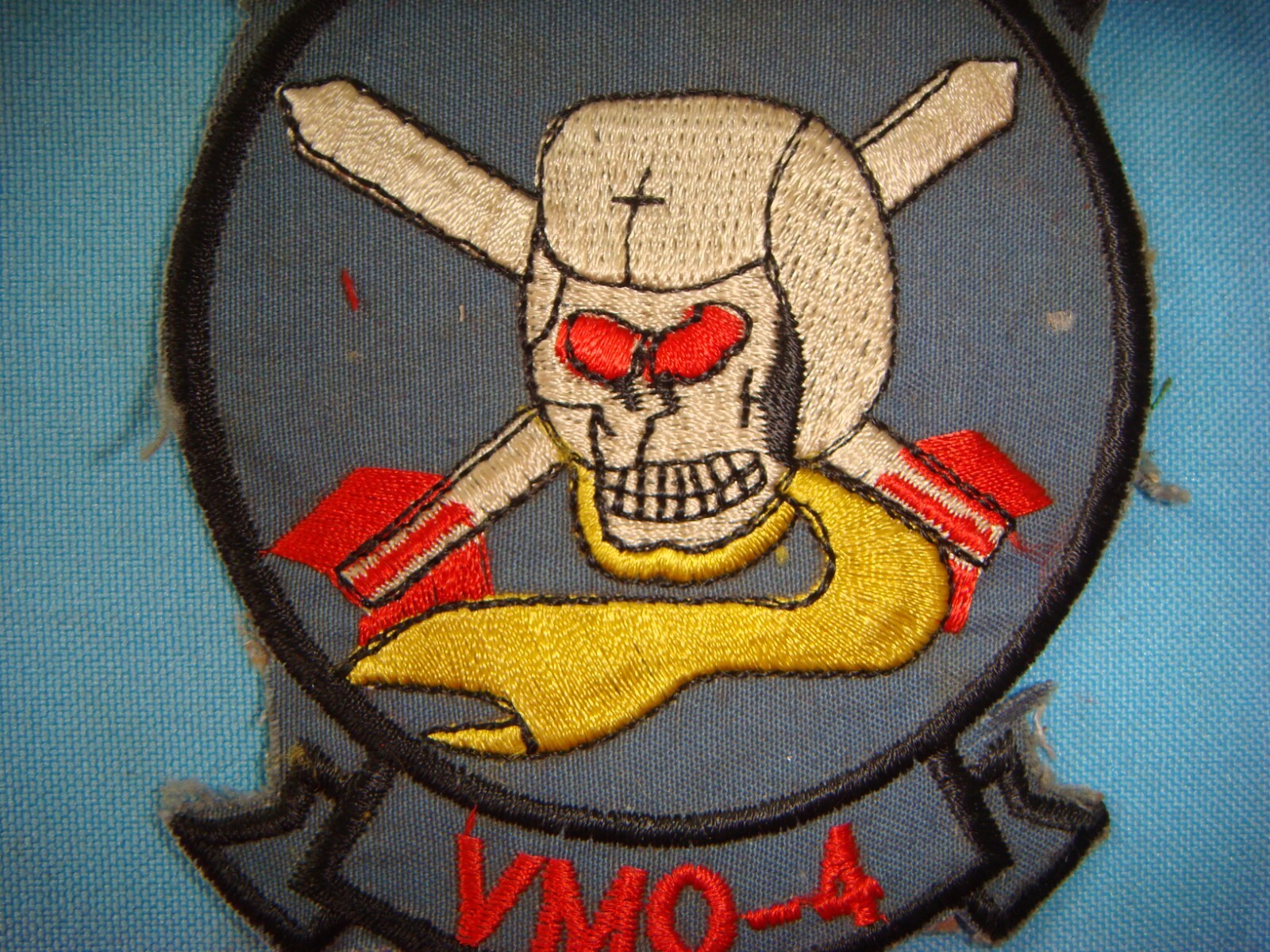 PATCH USMC MARINE OBSERVATION SQ VMO-4 EVIL EYES | eBay