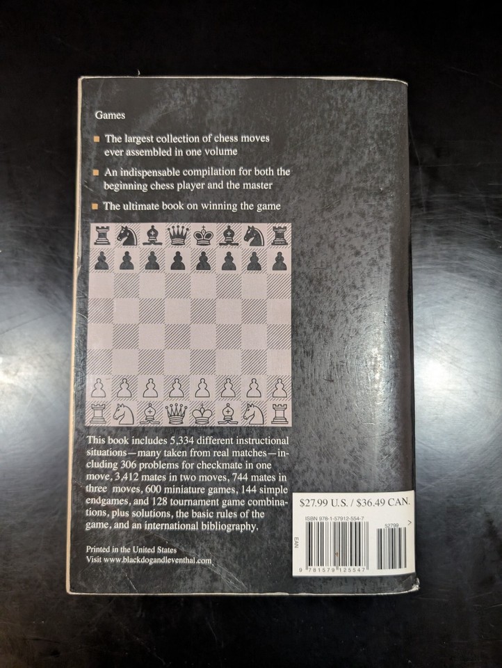 Chess: 5334 Problems, Combinations, and Games - paperback Laszlo Polgar ...