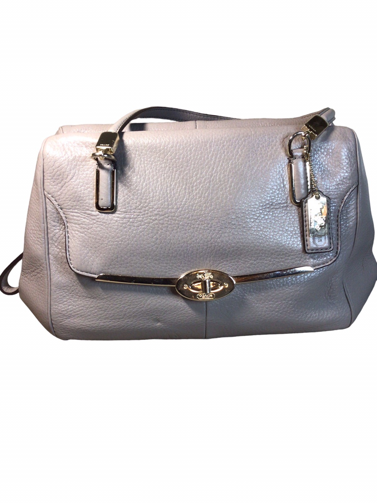 Coach Madison Madeline Shoulder Bag Satchel Gray Birc… - Gem