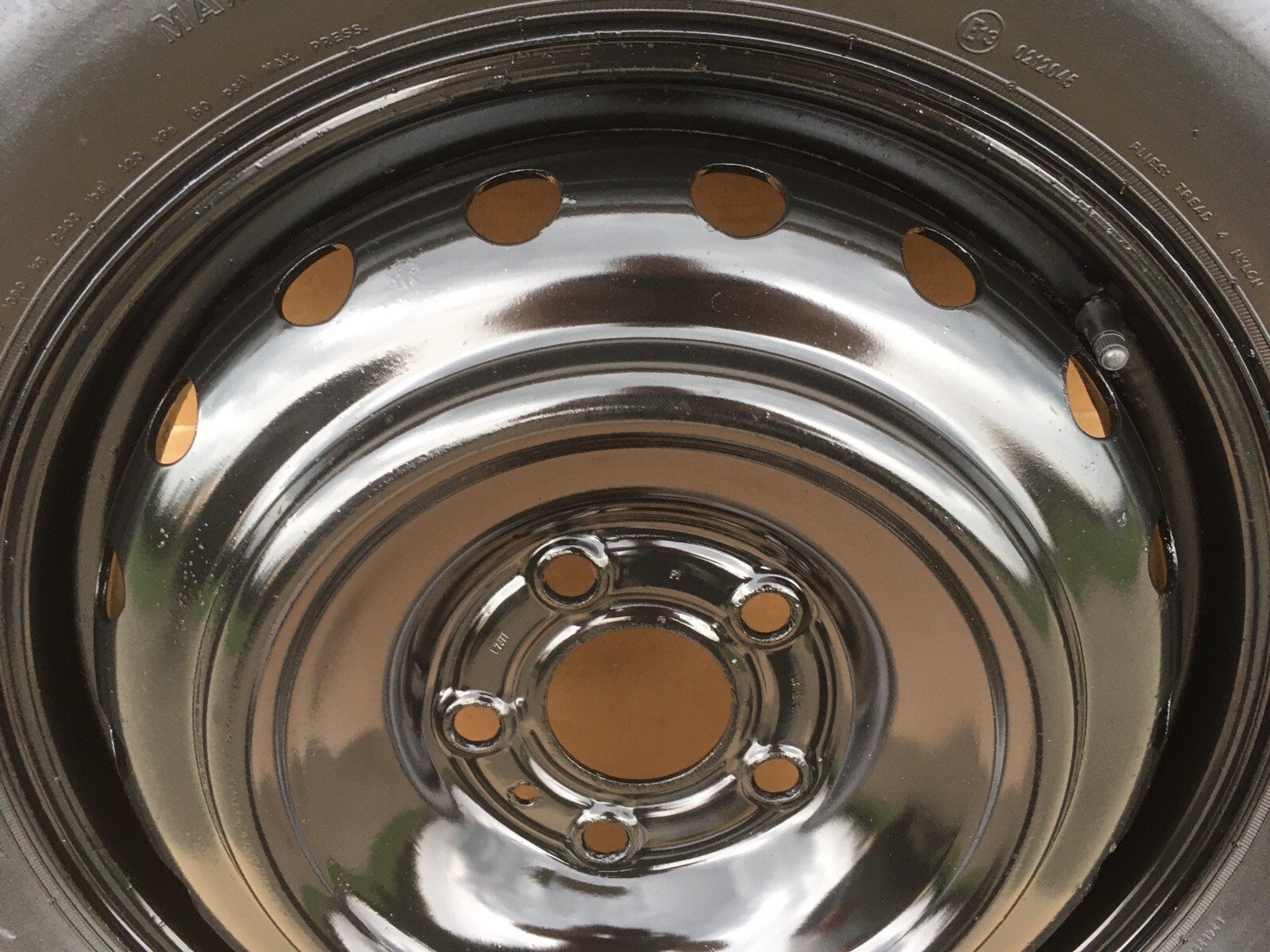 2011-2020 Dodge Durango Jeep OEM 52124856 Spare Tire 18x4 Steel Wheel ...