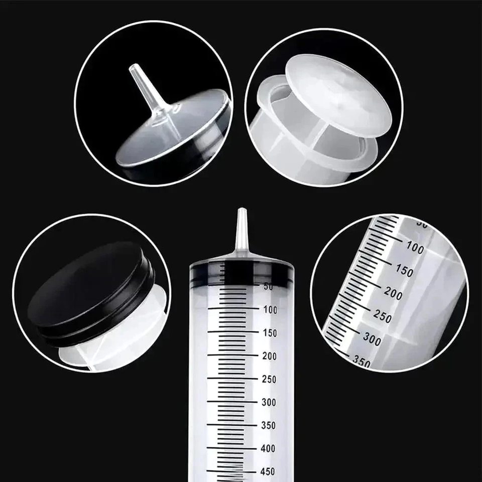 100ml 300ml 550ml Large Capacity Syringe with Hose Oil Pump Pet Feeding Measure. | eBay