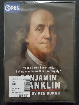 Benjamin Franklin: A Film by Ken Burns (DVD, 2022) PBS NEW SEALED ...