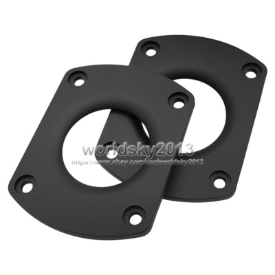 2pcs 70x54mm Tweeter Cover Panel Decorative Circle Speaker Fixed Plate ...