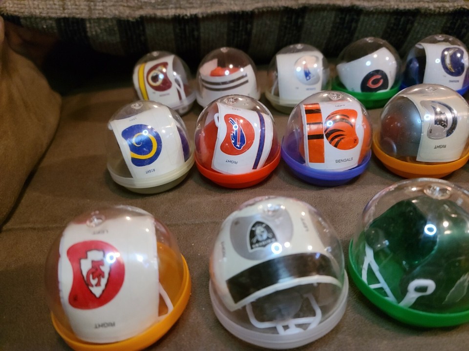 Mini NFL Football Helmet AA Gumball Vending Machine Plastic | eBay