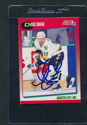 1991/92 Score #12 Doug Smail North Stars Signed Auto *D4331 | eBay