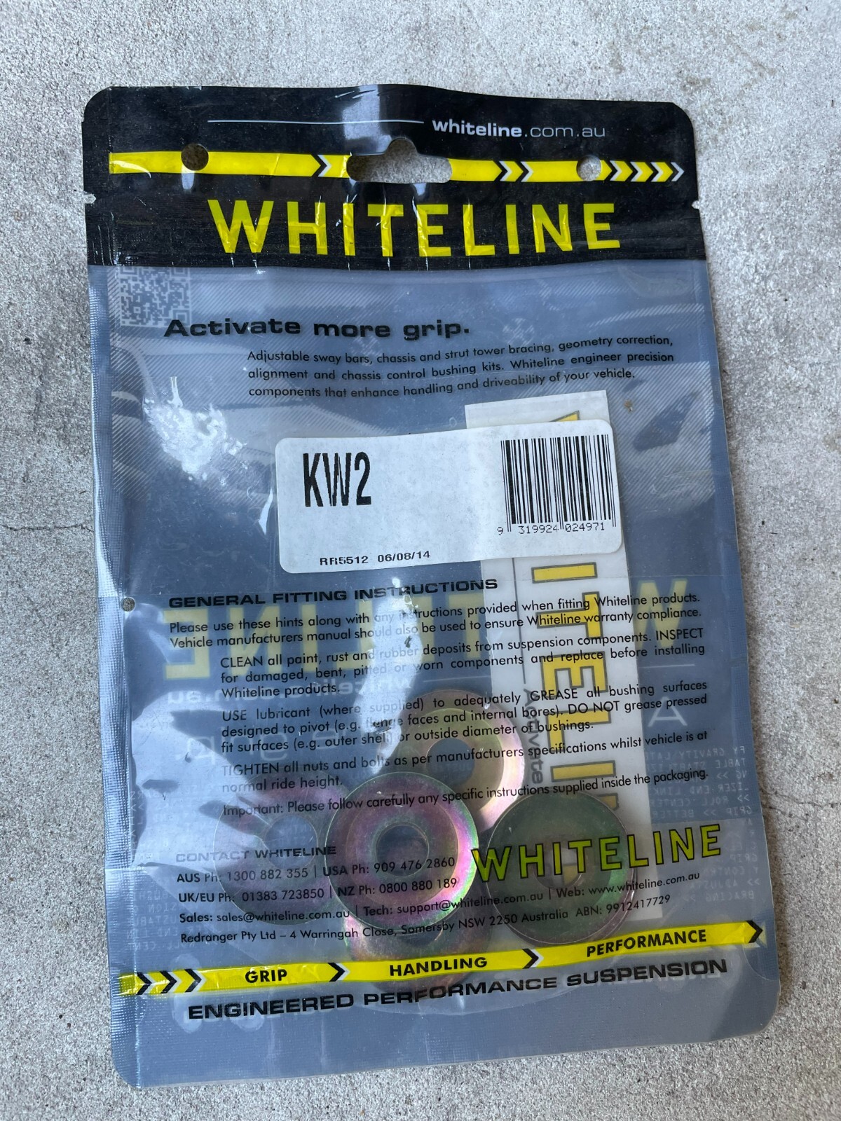 Whiteline KW2 Front Sway Bar Link Washer Kit for sale online | eBay