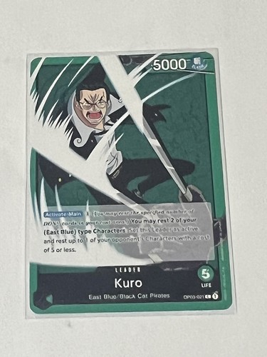 Kuro OP03-021 L One Piece Card English NM | eBay