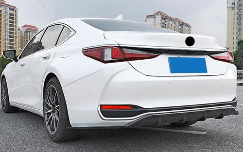 For Lexus ES250 300h 2019-2022 Glossy Black Rear Bumper Diffuser ...