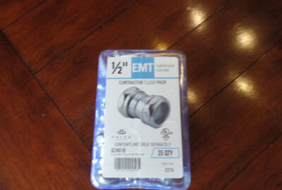 35 Pack of EMT Halex Compression Coupling Conduit Trade Size 1/2" | eBay