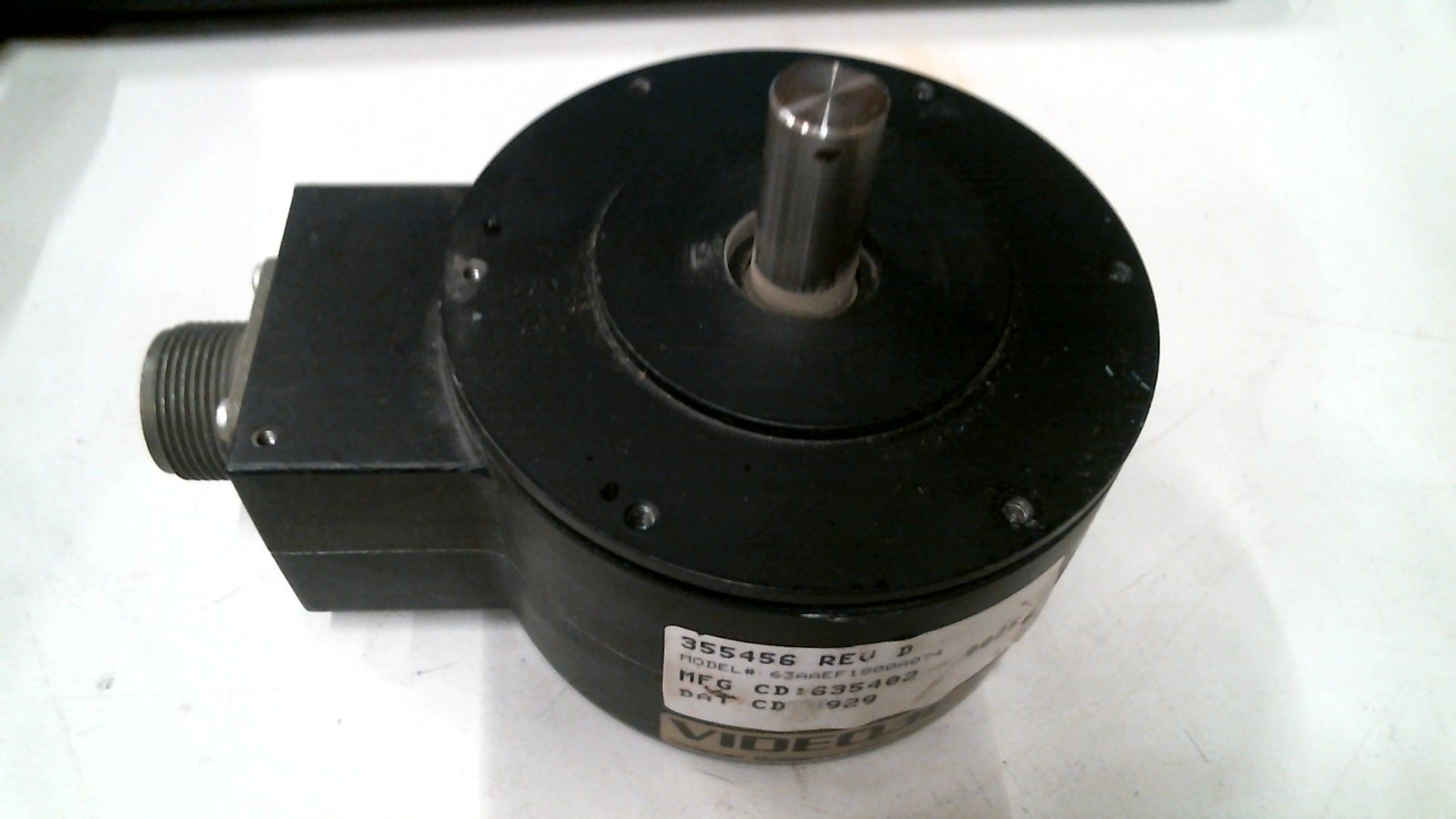 VIDEOJET 355456 ENCODER 1/2" SHAFT REV.D 63AAEF1800A074 -FREE SHIPPING ...