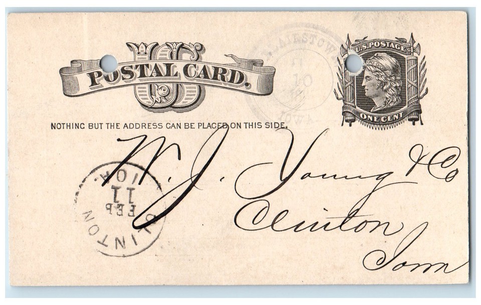 1883 Chicago & North-Western Railway Co. Chicago Illinois IL Postal ...