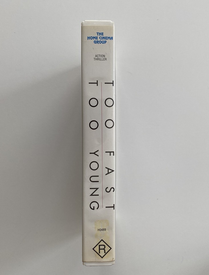 Too Fast Too Young [VHS] Home Cinema Video Ex-Rental Tape 1996 Erotic ...
