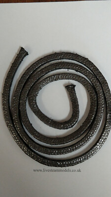 6.5mm graphite yarn, gland packing live steam loco traction engine | eBay