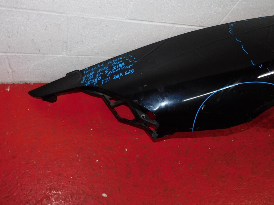 2020 2021 2022 PORSCHE TAYCAN LEFT SIDE FENDER ALUMINUM OEM | eBay