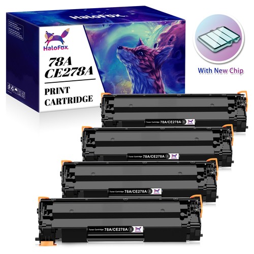 4 Pack CE278A 78A Toner Cartridge For HP LaserJet P1566 P1560 M1536 MFP ...