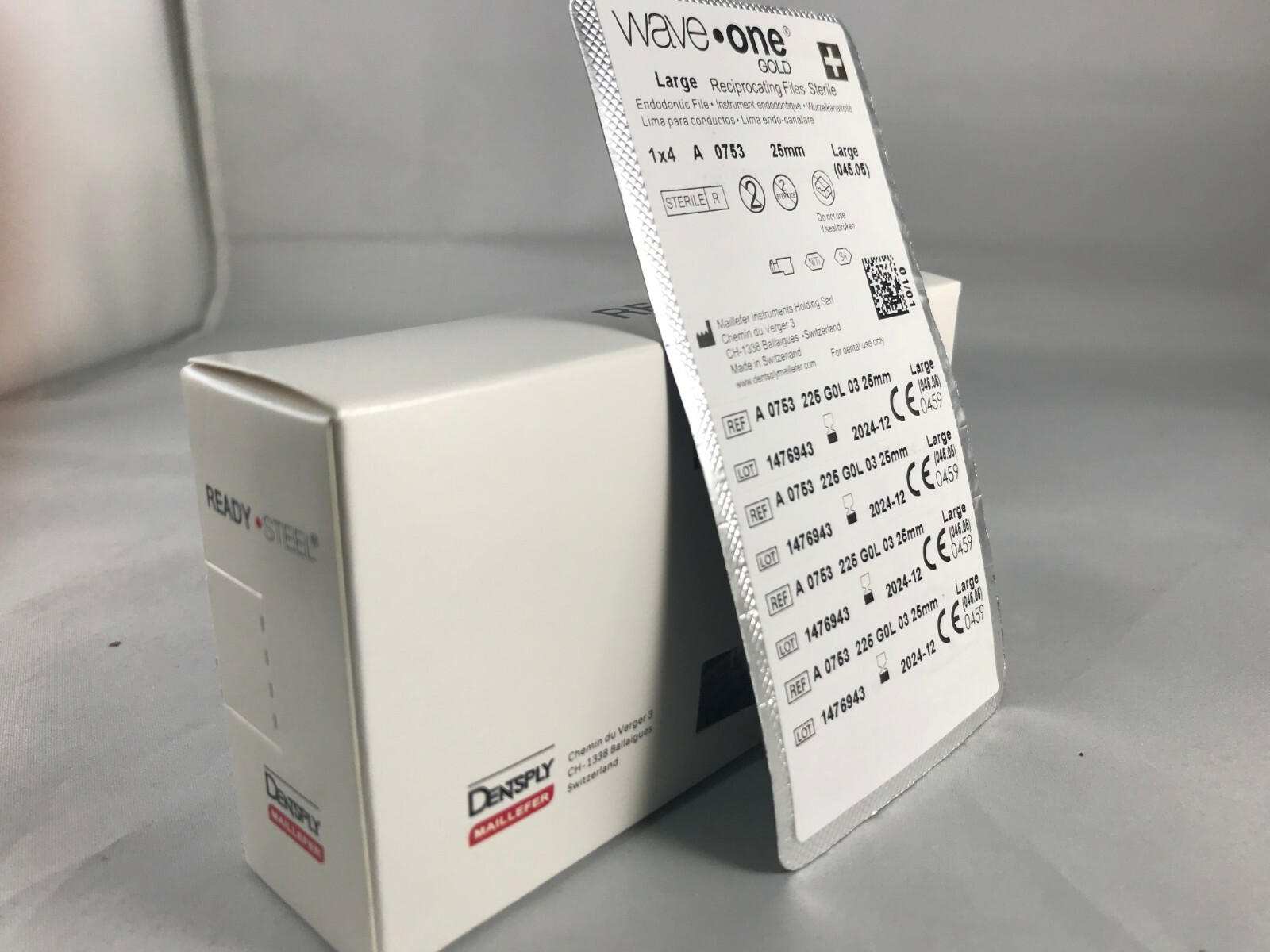 Waveone Gold Yellow, Red, Green, White RECIPROCATING Dentsply 4 files ...