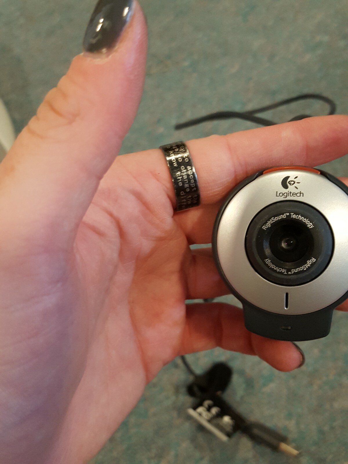 Logitech Rightsound Technology Camera. Free ship!!! Clip-on Computer ...