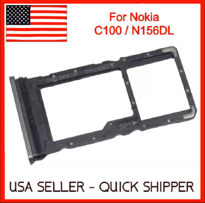 OEM NOKIA C110 N156DL SIM TRAY MEMORY SD CARD SLOT HOLDER REPLACEMENT ...