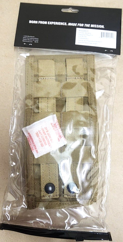 BlackHawk S.T.R.I.K.E. Staggered Double Mag Pouch Molle Black 30 Rd Mag ...