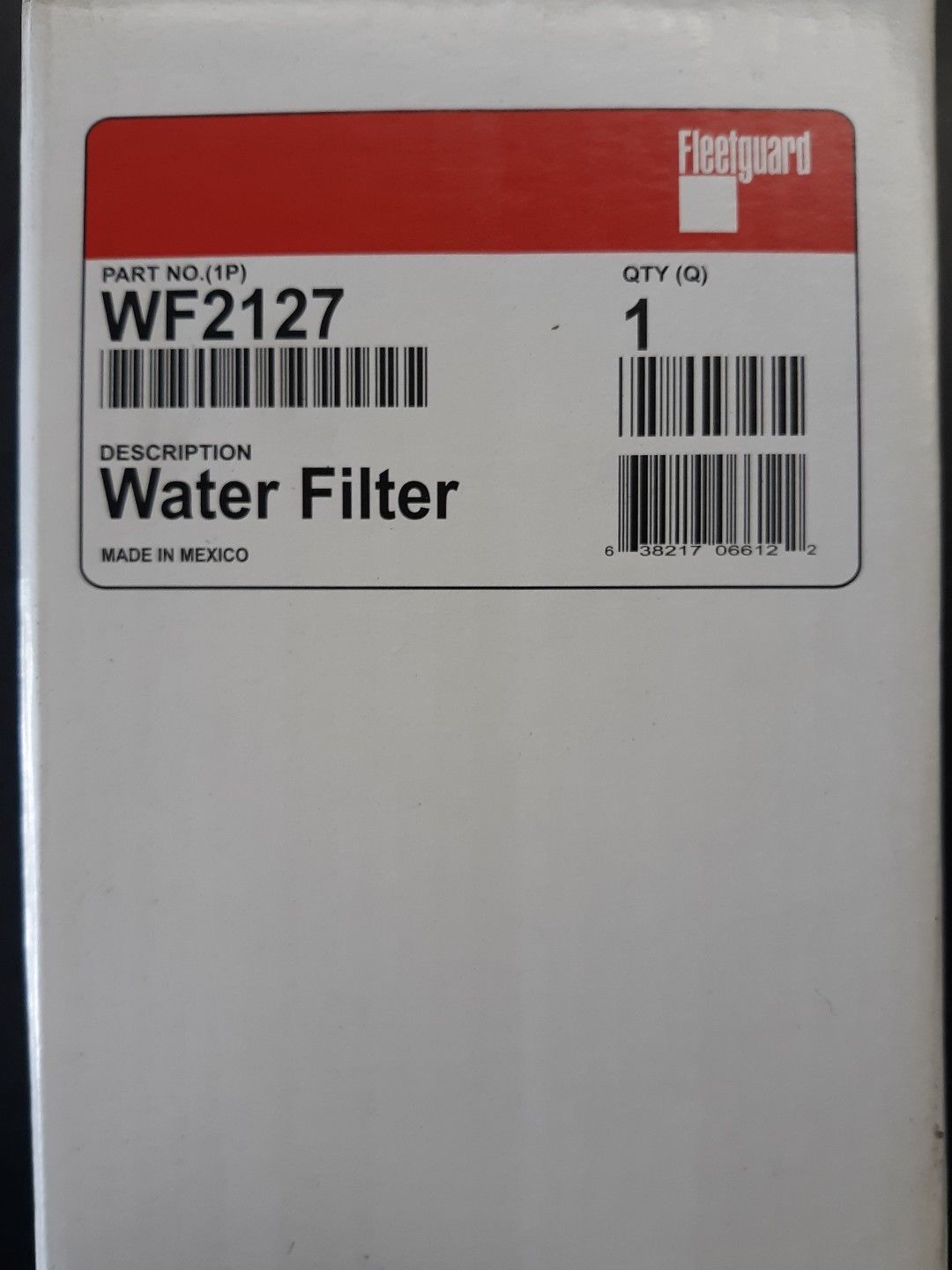 Fleetguard WF2127 Water Coolant Filter Cummins 3680434 (Pack of 2) | eBay