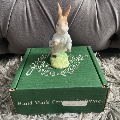 RARE VINTAGE BESWICK BEATRIX POTTER GOLD BACK STAMP PETER RABBIT | eBay UK