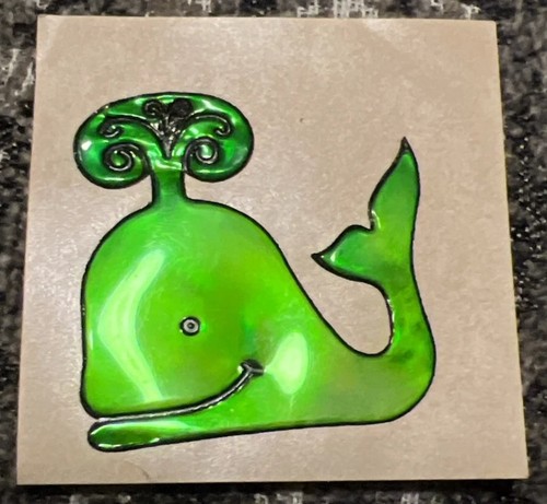 Vintage 80s Mystik Oilies Whale Sticker 1980s Rare Oil | eBay