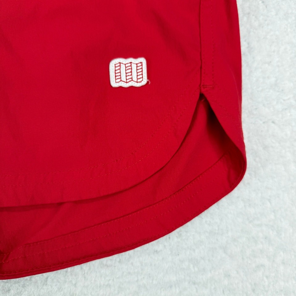 Topo Designs Retro River Shorts Men's Large Red Nylon Spandex Yellow ...