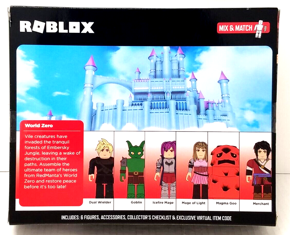 ROBLOX Mini Action Figures WORLD ZERO 13 pieces, Factory Sealed New | eBay