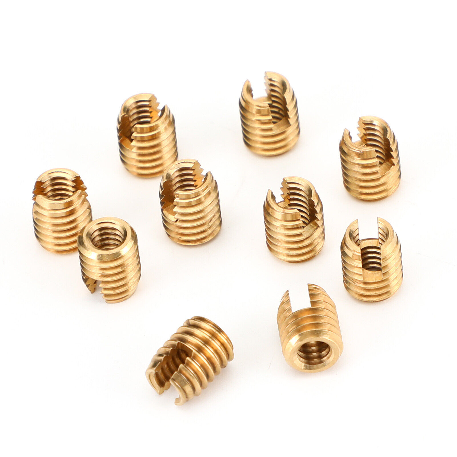 10pcs Batwing Fairing Brass Thread Cutting Inserts Repair Kit For ...
