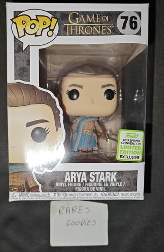 Funko POP! #76 Arya Stark Game of Thrones 2019 ECCC Spring Convention ...