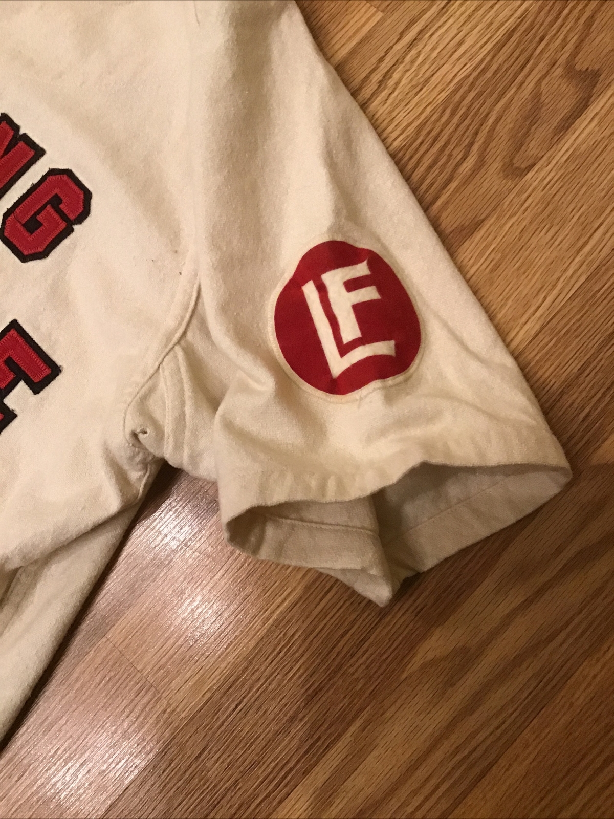 Vintage 40’s 50’s Vandervoort Heavy Wool Baseball Uniform Lansing Drop ...