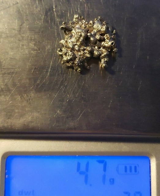 Pure PALLADIUM Precious metal sample nugget 4.7 grams Purity 99% XRF ...