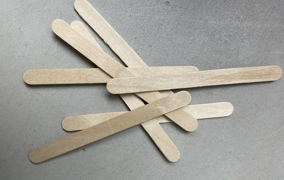 200 Popsicle Sticks 4.5 Inch Arts & Crafts Wooden New | eBay